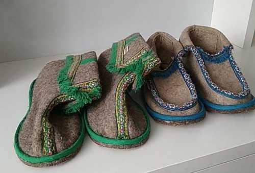 Войлочные тапочки ruшer