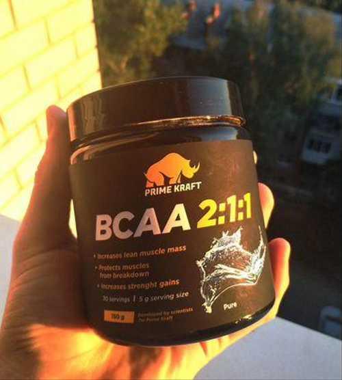 Добавка bcaa (бца) 2:1:1 Prime Craft, 150г, новый