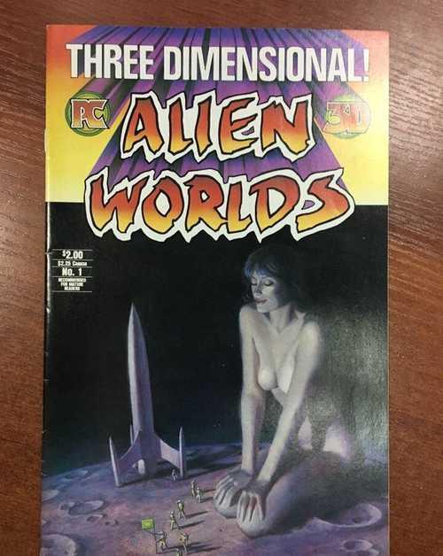 PC комикс Three Dimensional Alien Worlds (1984) 3D