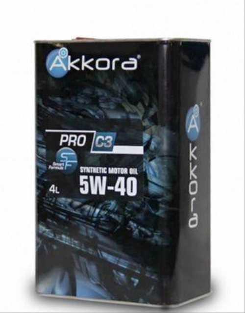 Моторное масло akkora pro 5w40