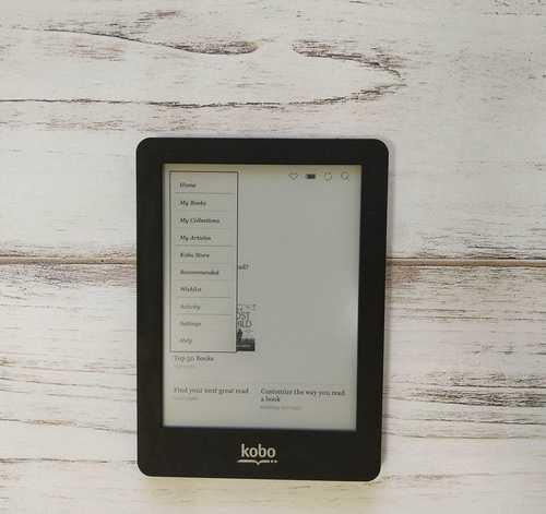 Электронная книга Kobo Glo с подсветкой