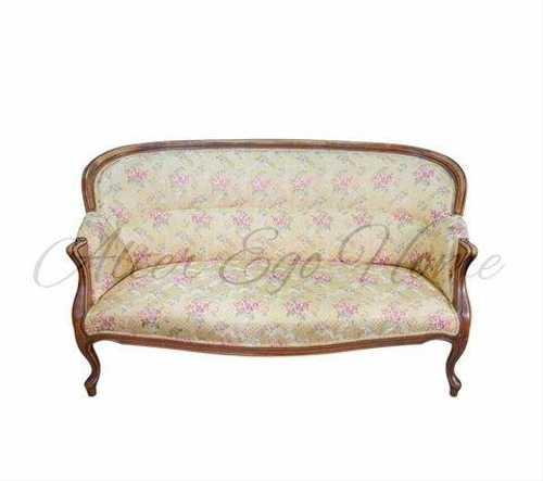 Антикварный диван с мягкой спинкой 1860-х гг