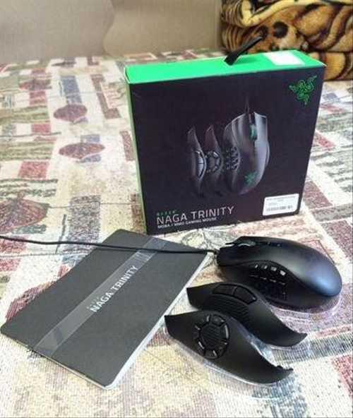 Мышь игровая проводная Razer Naga Trinity, черная