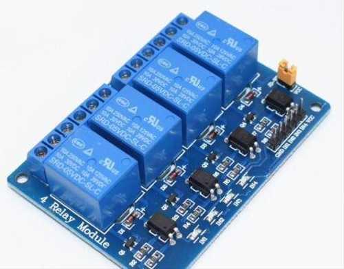 Arduino реле 4-модульное srd-05vdc-sl-c