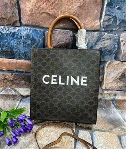 Cумка Celine кожаная