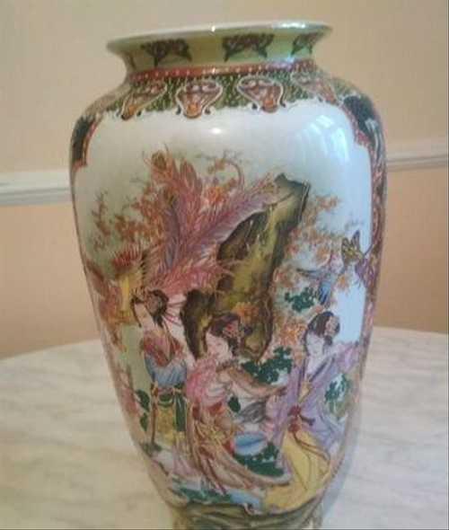 Винтаж: Фарфоровая китайская ваза