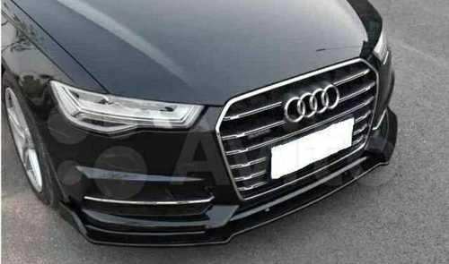 Губа сплиттер Audi a6 c7