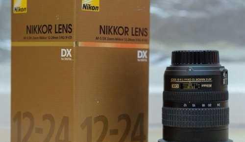 Nikkor 12-24/4 обмен. Хорош для съемки фото-видео