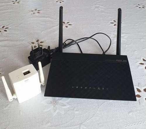 Wifi роутер 2,4 и 5 гГц. Плюс расшеритель сети Тр