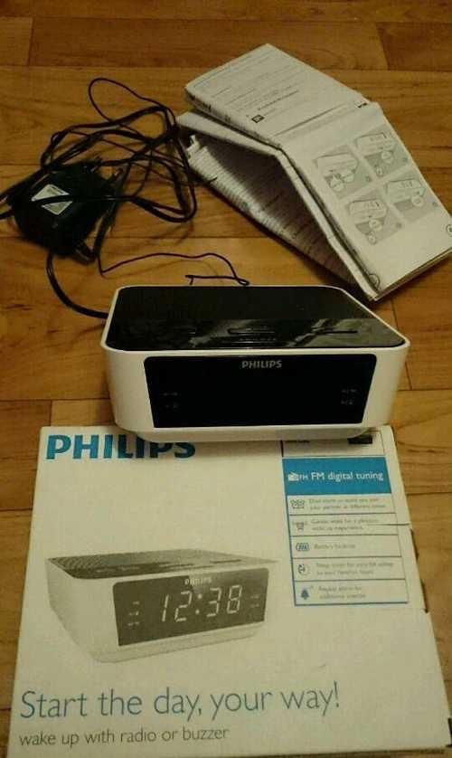 Радиочасы новые. philips