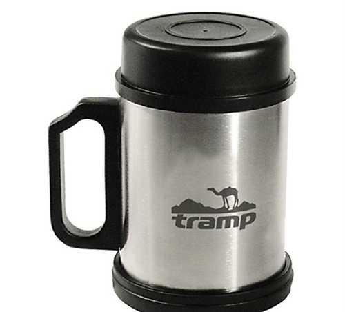 Термо кружка с крышкой и подставкой tramp 400ml