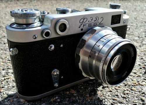 Плёночный фотоаппарат FED 2. Made in ussr