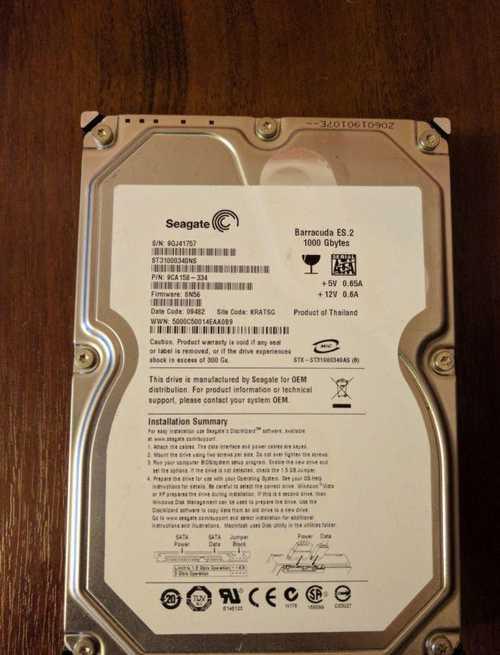 Жесткий диск Seagate ST31000340NS