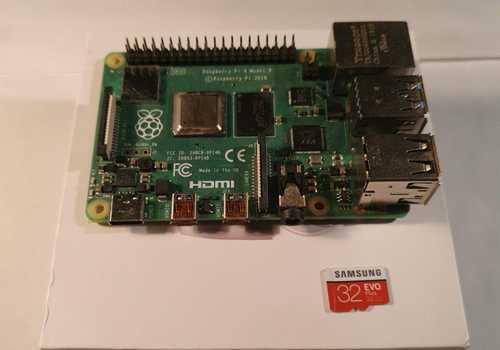 Микрокомпьютер raspberry pi 4b