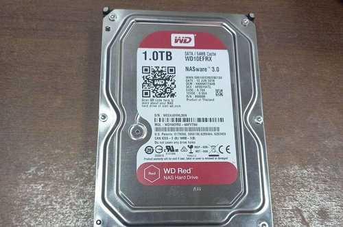 Жесткий диск WD Red WD10efrx, 1Tb, NASware 3.0
