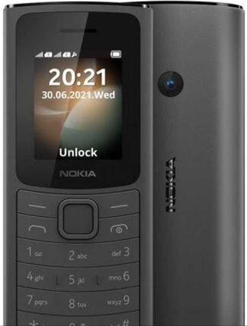Телефон Nokia 110 4G Dual Sim (TA-1386) Черный
