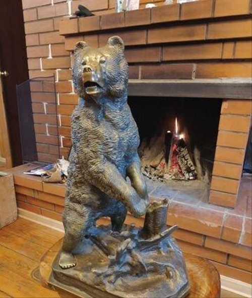 Медведь статуэтка бронза