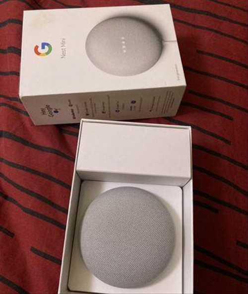 Google Nest Mini (умная колонка, 2 поколение)