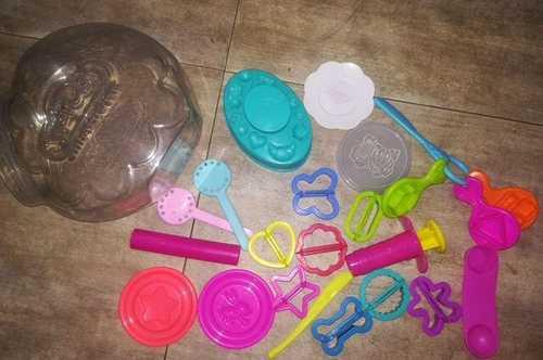 Формочки play-doh, развивающие игрушки