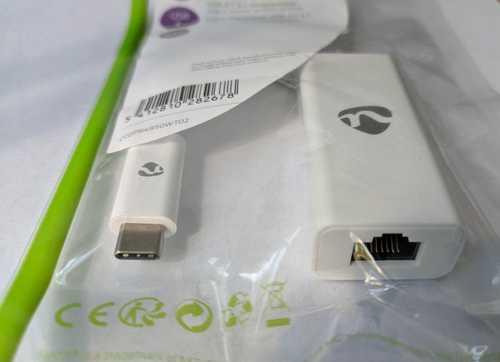 Переходник USB-C to Ethernet Gembird Ethernet