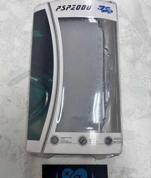 Кейс футляр серый Playstation Portable PSP 2000 PS