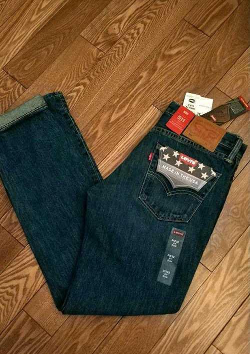 Джинсы Levis 511 производство США