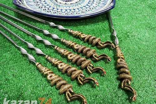 Шампуры подарочные комплект кобра