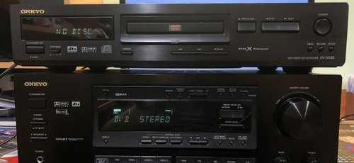 Onkyo AV receiver TX-DS575X + DVD Player