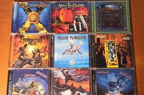 Аудио CD диски: рок, металл, heavy metal, hard roc
