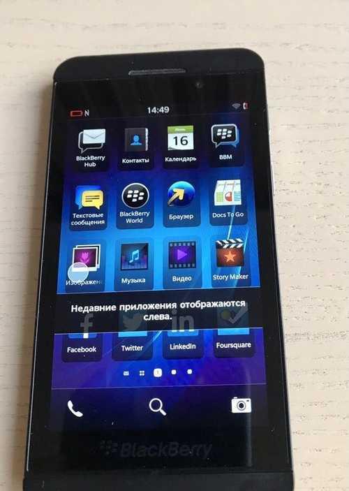 Смартфон blackberry z10 новый