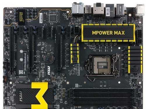 MSI LGA1150 Z97 mpower MAX AC