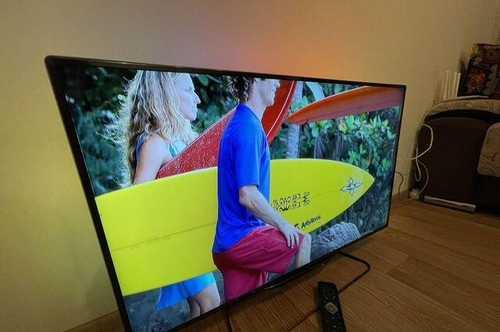 Метровый 3D Smart LED TV, Philips, 102 см (дефект)