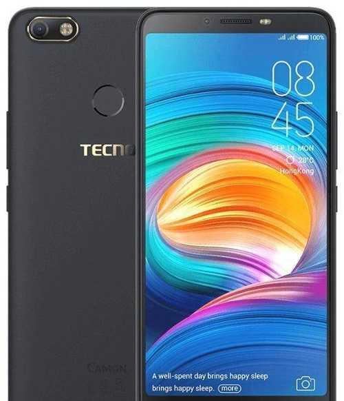 Новый смартфон tecno Camon X чёрный 32гб, 20мп