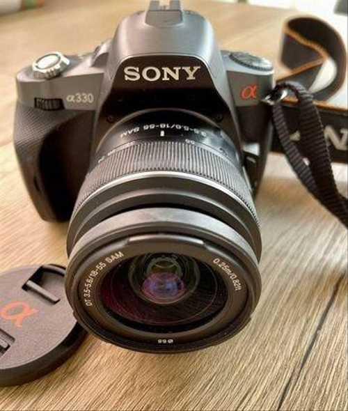 Зеркальный фотоаппарат sony alpha 330