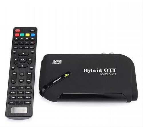 Android Smart TV Box Hybrid OTT + DVB-T2 Tuner