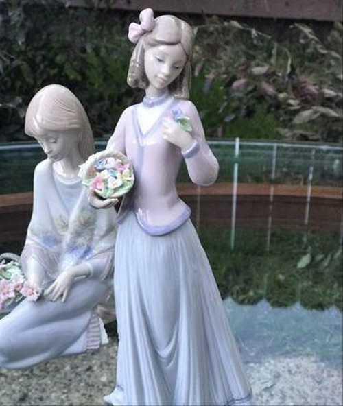 Фарфоровые статуэтки девушек Lladro