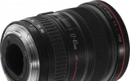 Объектив Canon EF 17-40 mm f/4.0 L USM