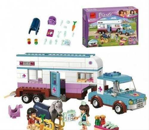 Лего Lego Friends bela Ветеринарная машина для лош