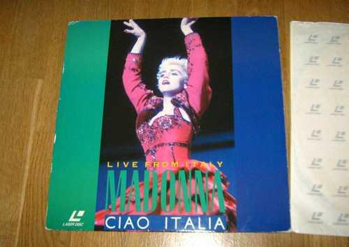 LD диск Laserdisk Madonna Live from Italy