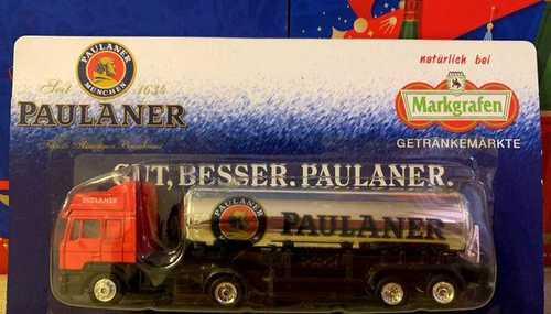 Коллекционный грузовик цистерна пиво Paulaner