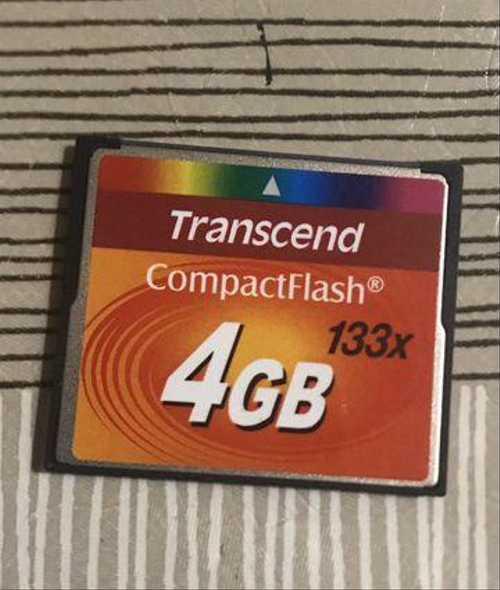 CompactFlash Transcend 4gb