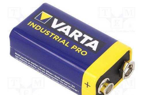 Батарейки крона 9v varta industrial pro