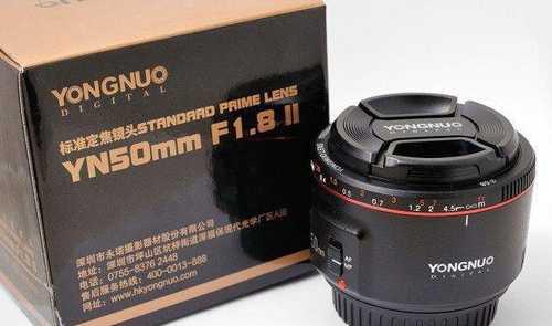 Объектив yongnuo 50mm F1.8