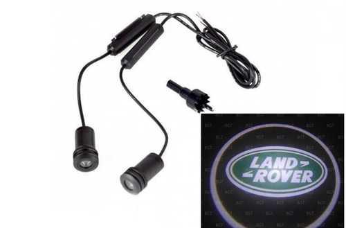 Лазерная проекция Land Rover комплект 2 шт