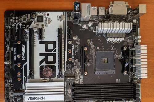 Материнская плата ASRock X370 PRO4 (AM4, ATX)