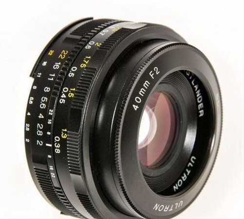 Объектив Voigtlander Ultron 40mm F2.0 (Nikon F)