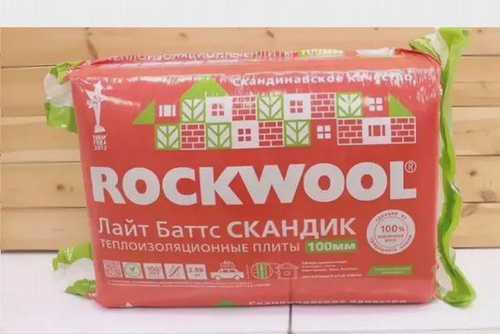 Роквул Rockwool Скандик Баттс 600х800х50мм минвата