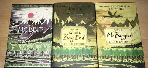 History of the Hobbit, Tolkien,Ratelif, 3 книги