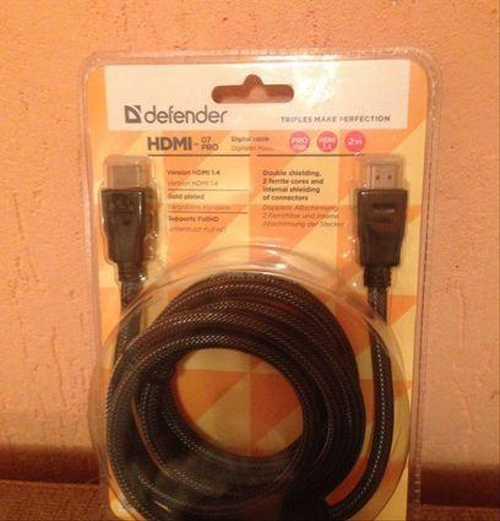 Кабель hdmi Defender 1.4, 2 метр
