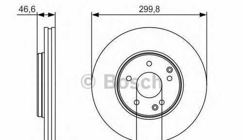 Диск Тормозной Mb W210/S210 95- Перед.Вент. 098